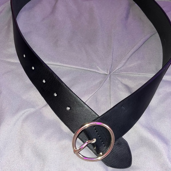 Accessories | Modern Black Belt | Poshmark